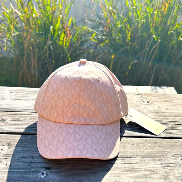 Michael Kors | Accessories | Michael Kors Signature Mk Logo Canvas ...